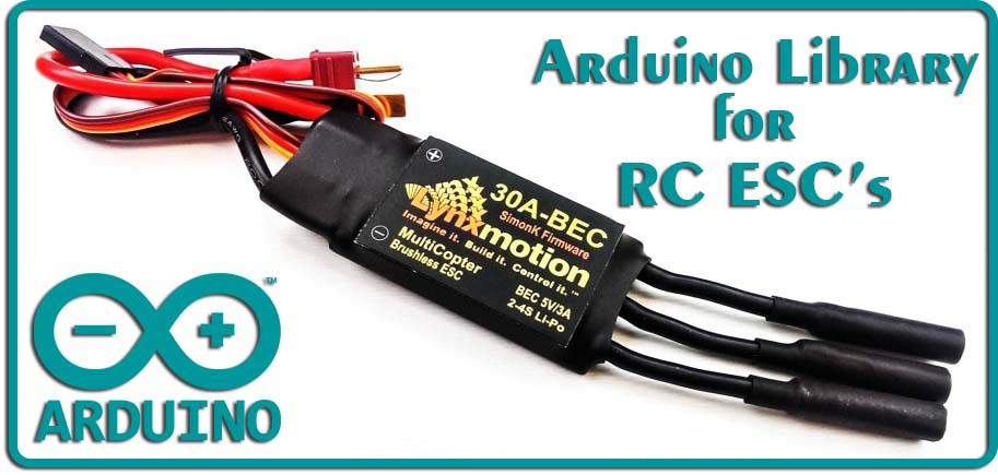 Rc Speed Controller Esc Arduino Library Robotshop Community