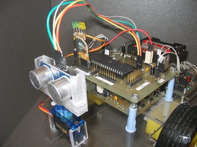 Ultrasonic control AVR robot | RobotShop Community