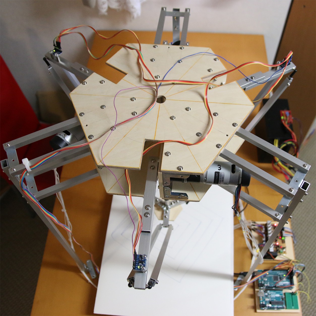 Arduino Delta Robot Driven By Dc M Robotshop Community