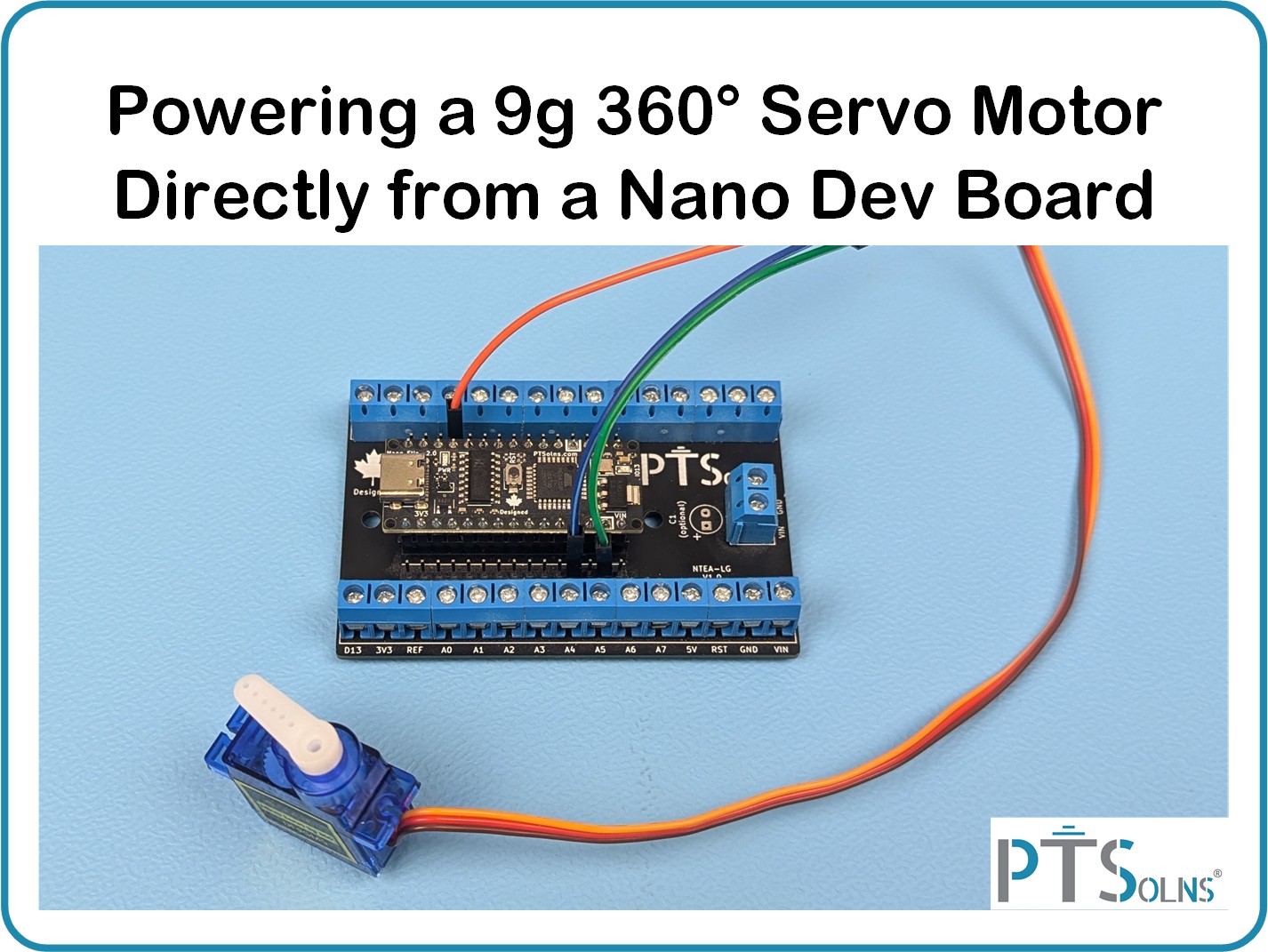 Powering a 9g 360° Servo Motor Dire | RobotShop Community